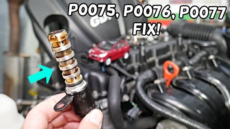 P0075, P0076, and P0077: Intake valve control solenoid circuit (Bank 1 ...